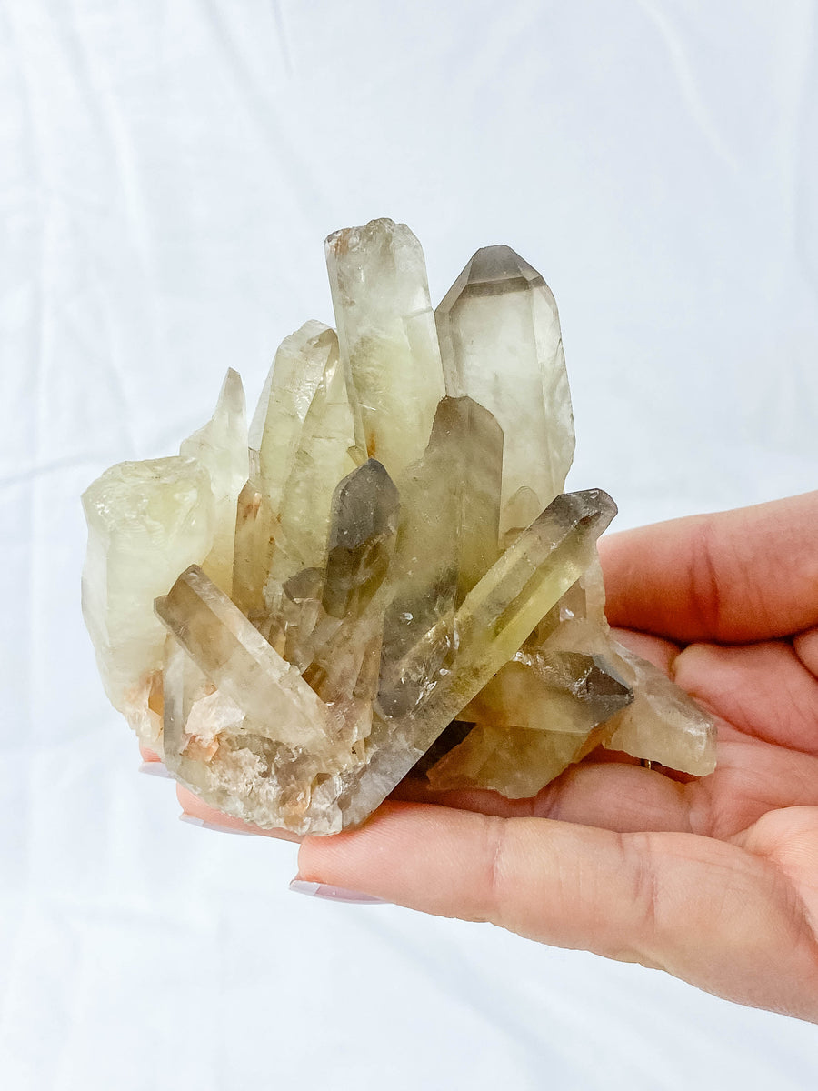 Citrine Natural Cluster with Inclusions 205g – Love Crystals | Infused ...