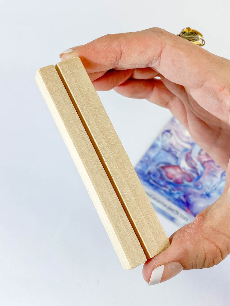 Wooden Oracle Card Holder – Love Crystals | Infused with Love